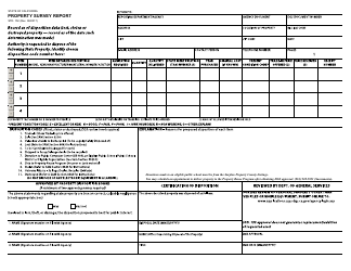 Form STD.152 Download Fillable PDF or Fill Online Property Survey ...