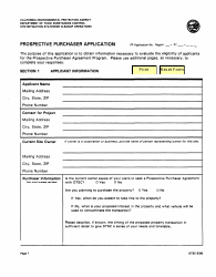 California Prospective Purchaser Application Form - Fill Out, Sign ...