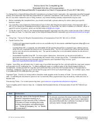 Form ARTS-PB-501(C)(3) Download Fillable PDF or Fill Online Articles of ...