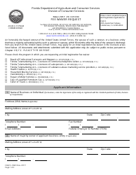 Form FDACS-10991 Download Fillable PDF or Fill Online Military Fee ...