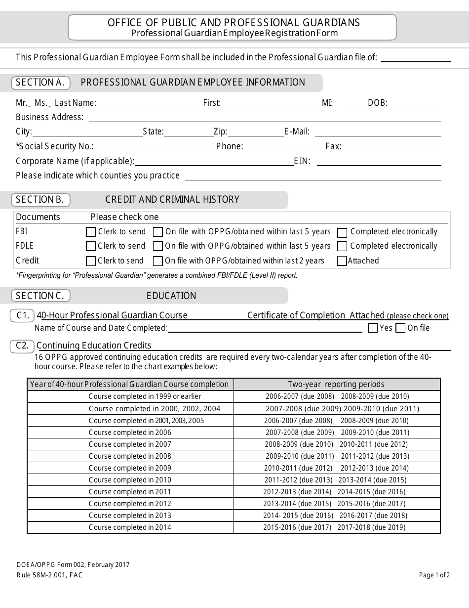 DOEA OPPG Form 002 Fill Out Sign Online And Download Printable PDF doea-oppg-form-002-fill-out-sign-online-and-download-printable-pdf