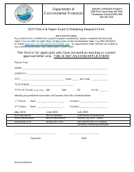 Florida Ocp Pencil & Paper Exam Scheduling Request Form - Fill Out ...