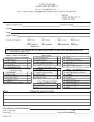 Form DH4014 Download Printable PDF or Fill Online Septic Tank ...