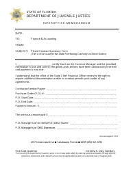 Florida Pcard Contract Summary Form - Fill Out, Sign Online and Download PDF | Templateroller