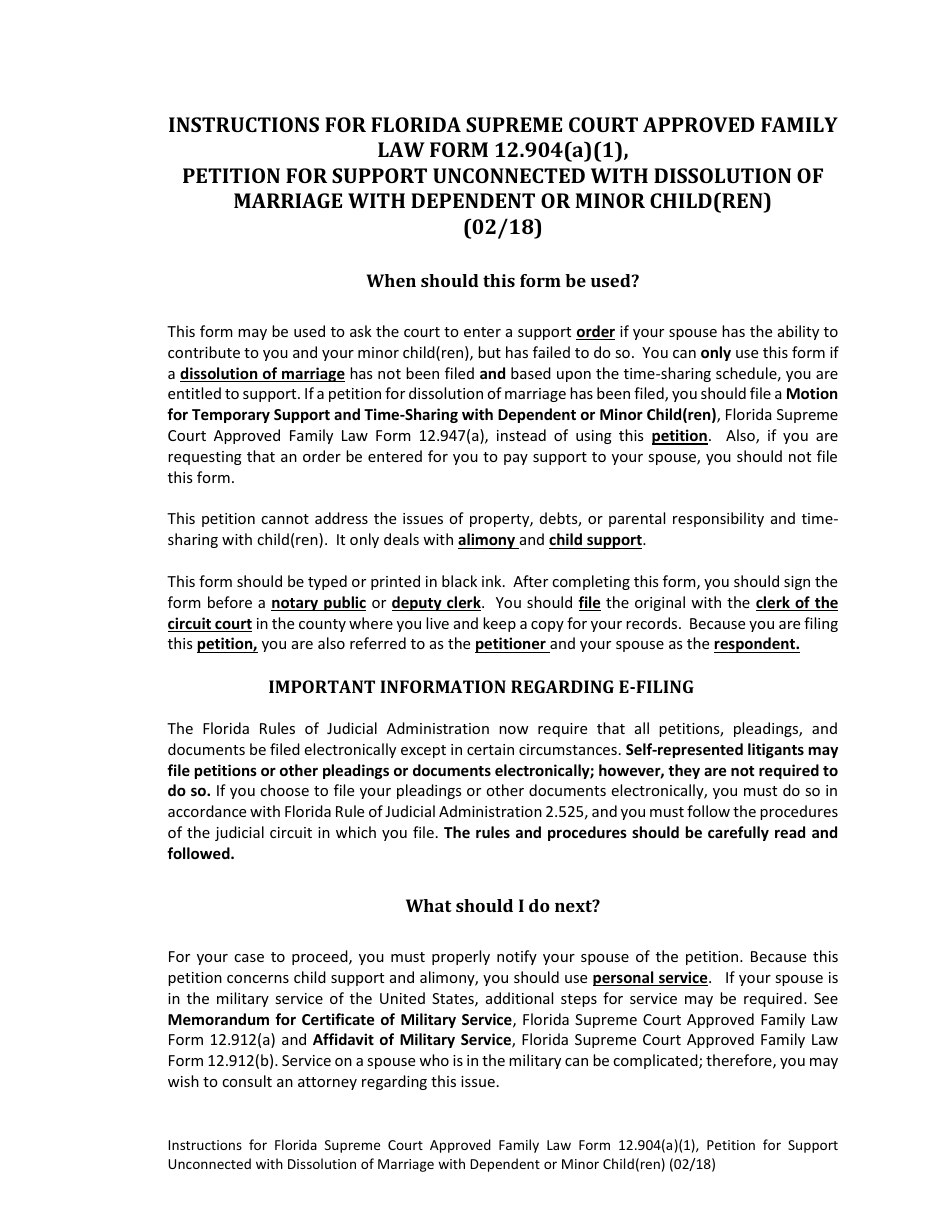 Form 12.904(A)(1) - Fill Out, Sign Online and Download Fillable PDF ...