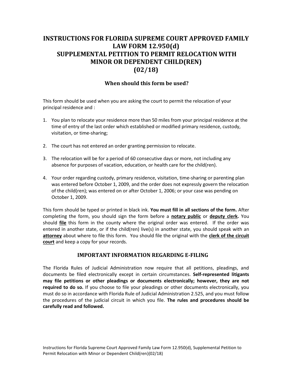 Form 12.950(D) - Fill Out, Sign Online and Download Printable PDF ...