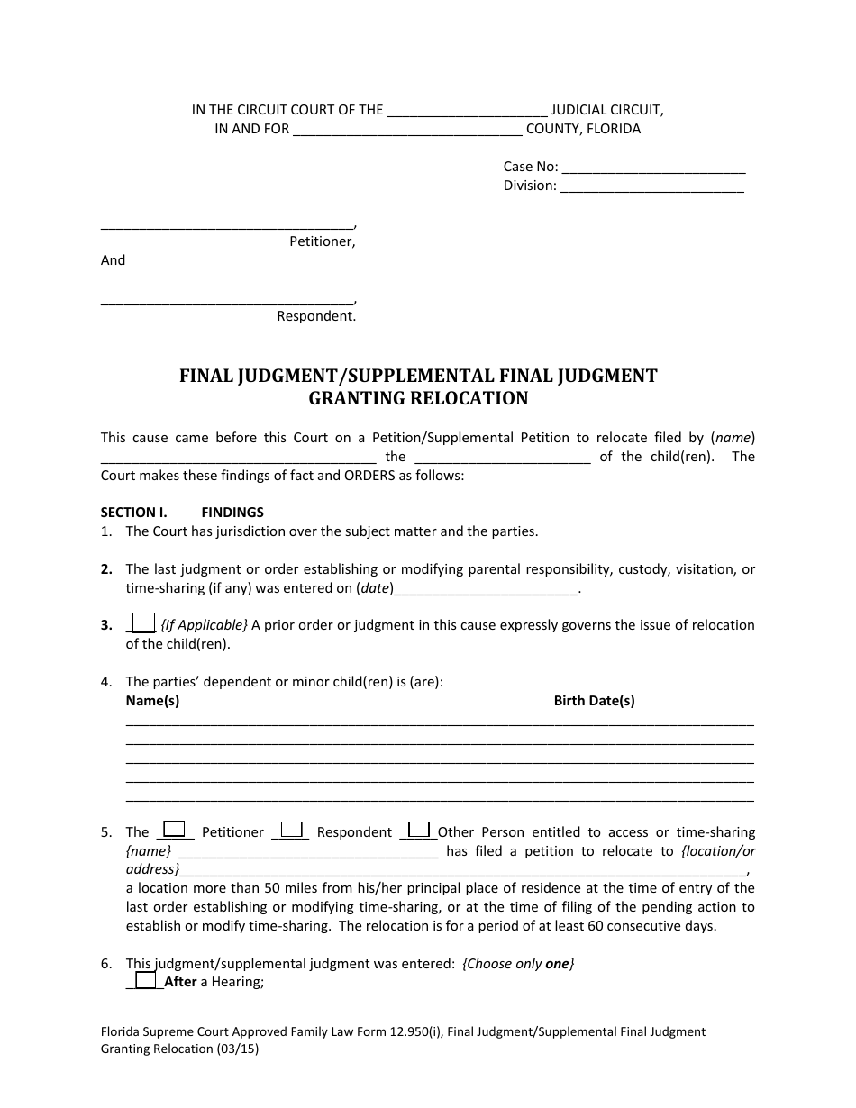 Form 12.950(I) - Fill Out, Sign Online and Download Fillable PDF ...
