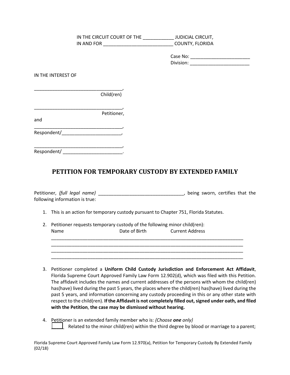 Form 12.970(A) - Fill Out, Sign Online and Download Fillable PDF ...