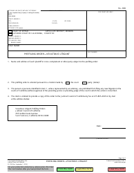 Form VL-100 Download Fillable PDF or Fill Online Prefiling Order ...