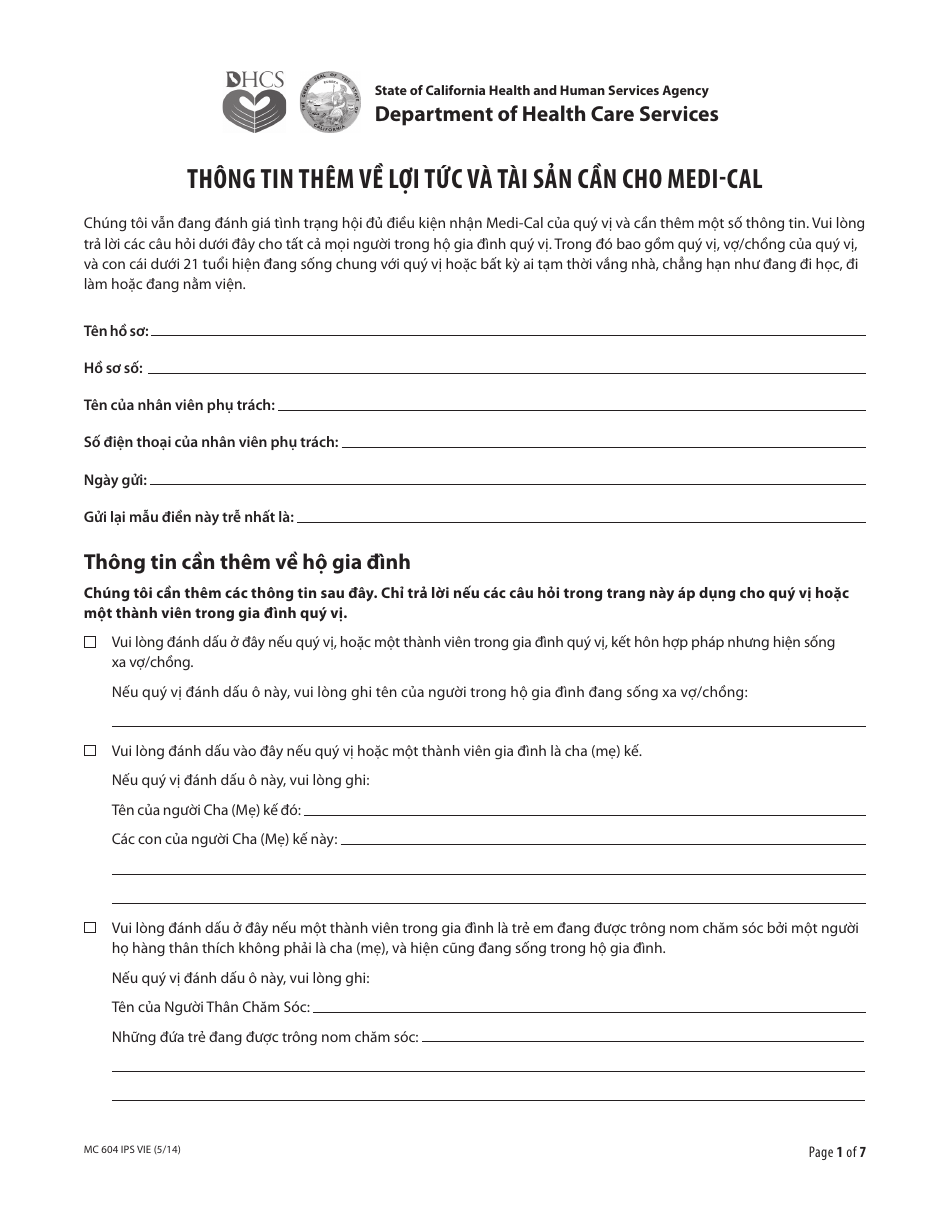 Form MC604 IPS VIE - Fill Out, Sign Online and Download Printable PDF ...