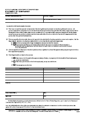 Form CEM-2503 Download Fillable PDF or Fill Online Statement of ...