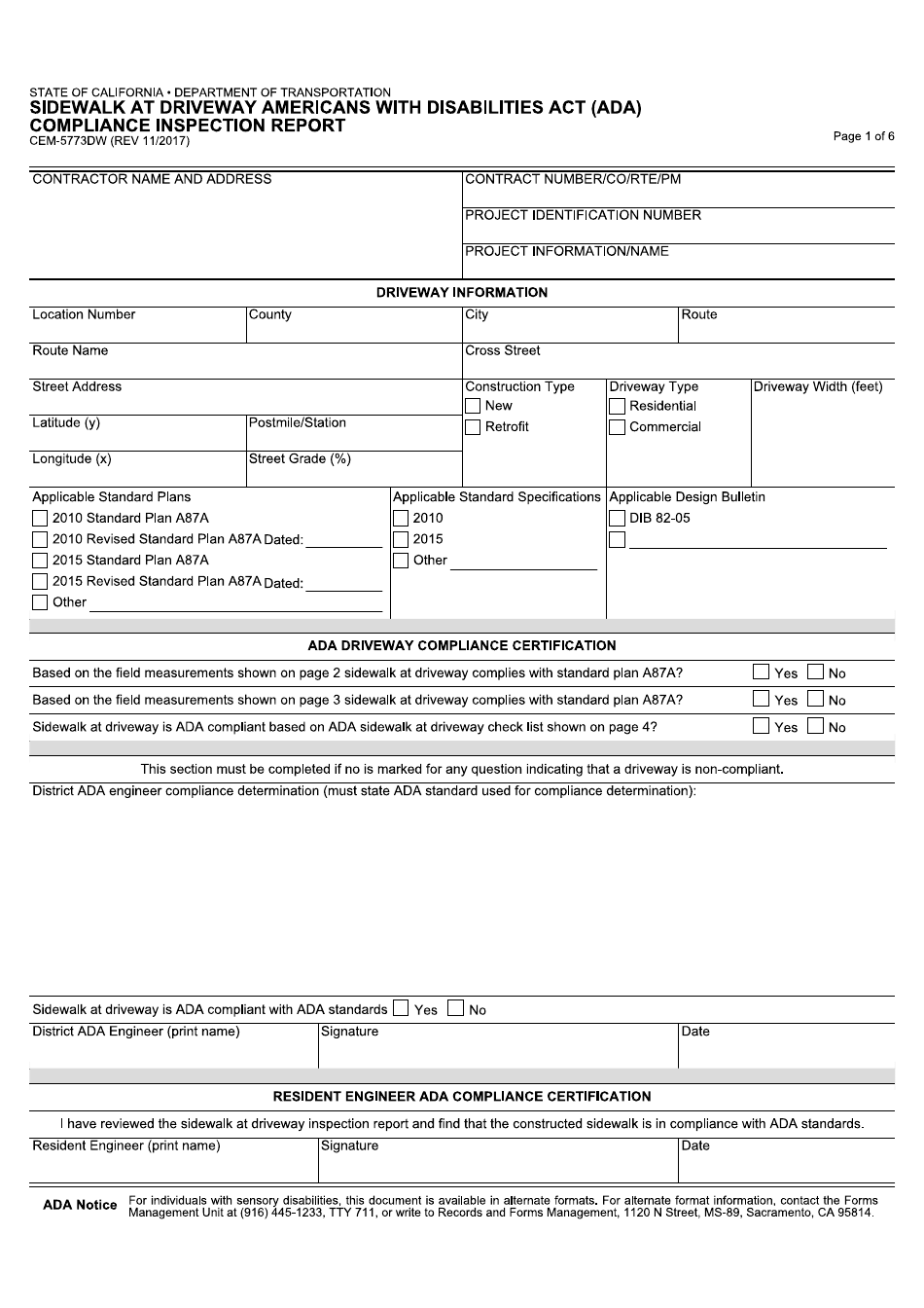 Form CEM-5773DW - Fill Out, Sign Online and Download Fillable PDF ...