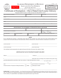 Form ST: EX-1 Download Fillable PDF or Fill Online Certificate of ...