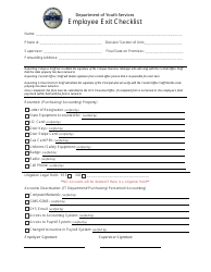 Alabama Employee Exit Checklist Form - Fill Out, Sign Online and ...