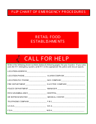 Michigan Flip Chart of Emergency Procedures - Fill Out, Sign Online and ...