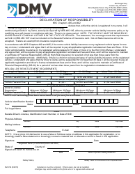 Form NVL019 Download Fillable PDF or Fill Online Declaration of ...