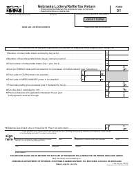 Form 51 - Fill Out, Sign Online and Download Fillable PDF, Nebraska ...