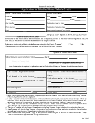 Nebraska Objection to Determination of Motor Vehicle Tax Download ...