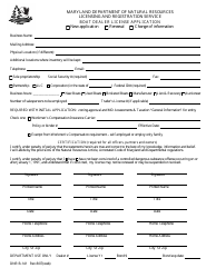 DNR Form B-141 - Fill Out, Sign Online and Download Fillable PDF ...