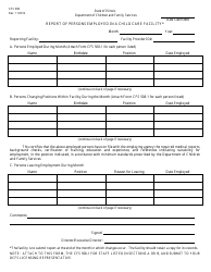 Form CFS508 Download Fillable PDF or Fill Online Report of Persons ...