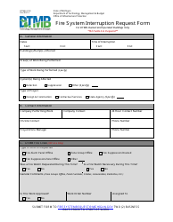 Form DTMB-2118 Download Printable PDF or Fill Online Fire System ...