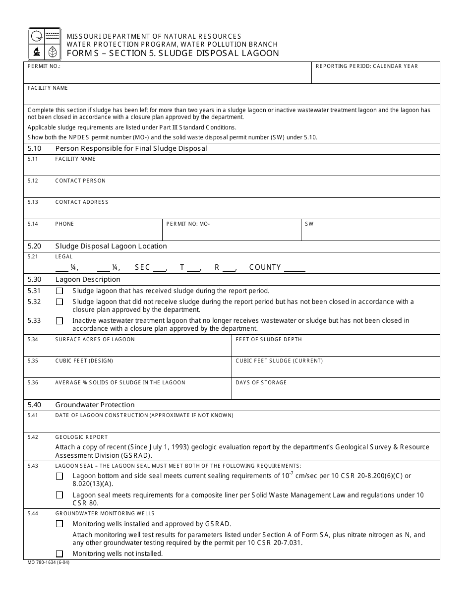 Form MO780-1634 (S) - Fill Out, Sign Online and Download Fillable PDF ...