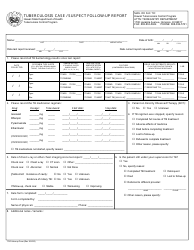 Hawaii Tuberculosis Case / Suspect Follow-Up Report - Fill Out, Sign ...