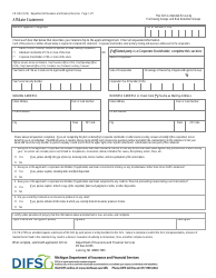 Form FOC23 Download Fillable PDF or Fill Online Verified Statement ...