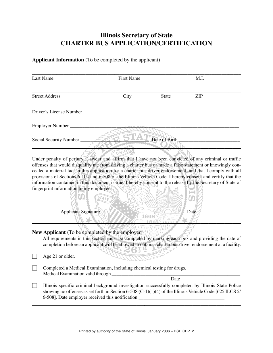 Form DSD CB-1.2 - Fill Out, Sign Online and Download Printable PDF ...