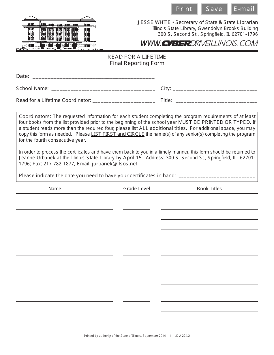 Form LD A224.2 - Fill Out, Sign Online and Download Fillable PDF ...