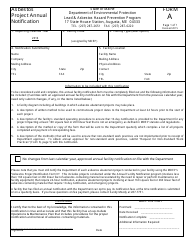 Form A Download Fillable PDF or Fill Online Asbestos Abatement Project ...