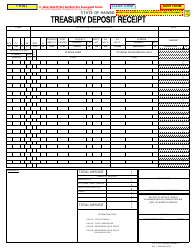 Form B-13 Download Fillable PDF or Fill Online Treasury Deposit Receipt ...