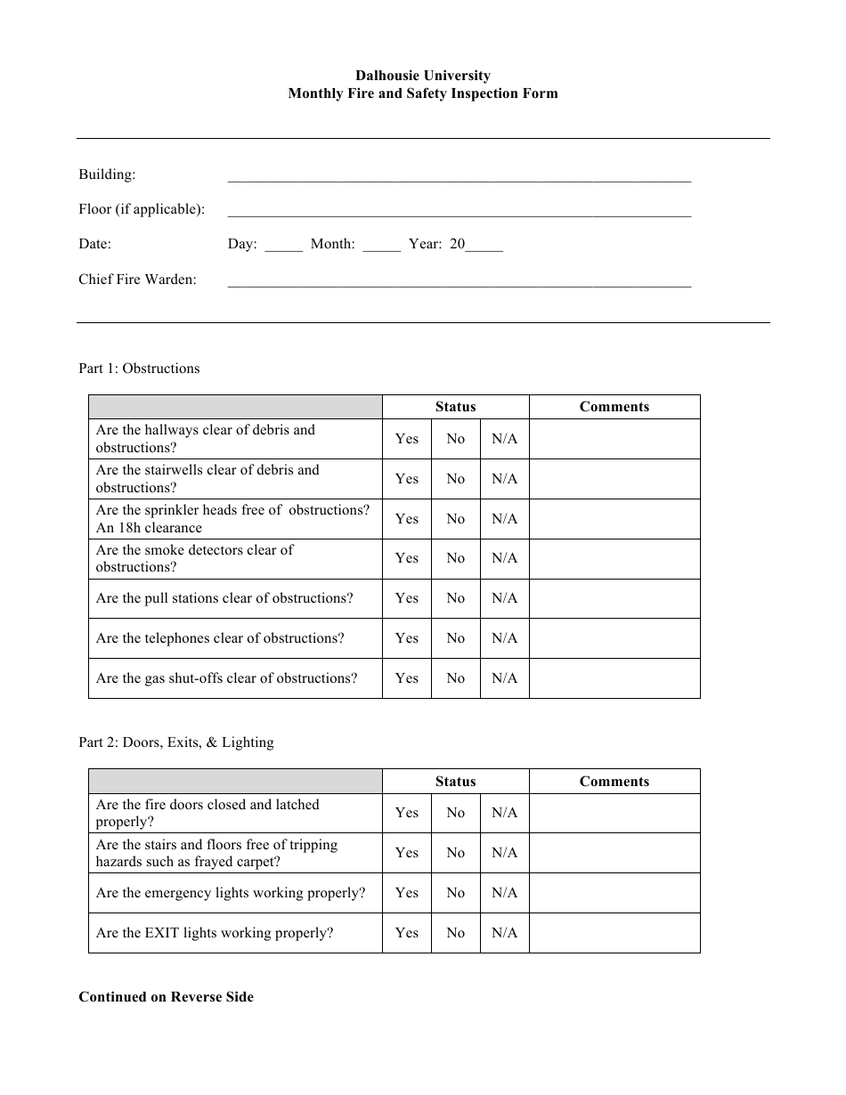 Fire Inspection Checklist Template Vlr eng br Fire Inspection Checklist Template Vlr eng br