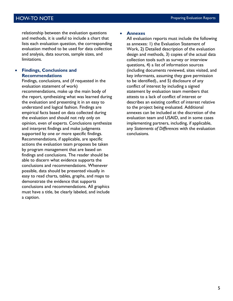 Download Instructions for Preparing Evaluation Reports PDF | Templateroller