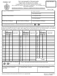 Form 127 - Fill Out, Sign Online and Download Fillable PDF ...