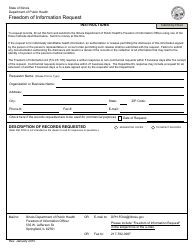Illinois Freedom of Information Act Request Form Download Fillable PDF ...