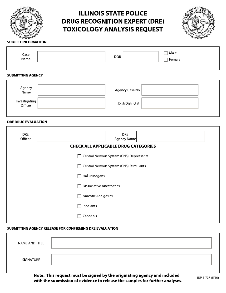 Form ISP6-737 - Fill Out, Sign Online and Download Fillable PDF ...