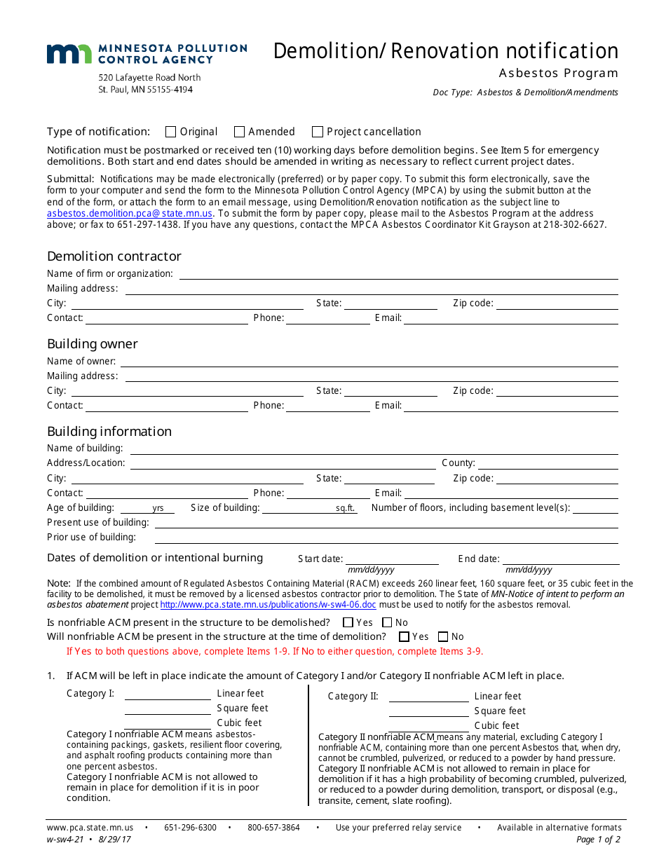 Form w-sw4-21 - Fill Out, Sign Online and Download Fillable PDF ...