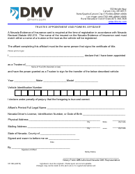 Form VP-188 - Fill Out, Sign Online and Download Fillable PDF, Nevada ...
