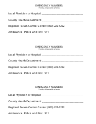 Georgia (United States) Emergency Numbers - Fill Out, Sign Online and ...