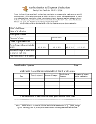 Georgia (United States) Authorization to Dispense Medication Download ...