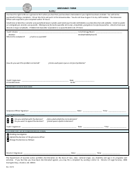 Georgia (United States) Grievance Form Download Printable PDF ...