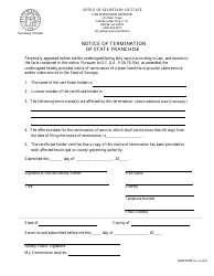 Form GAVFL004 Download Fillable PDF or Fill Online Notice of ...