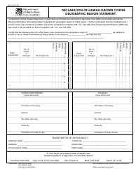 Form C-6 Download Printable PDF or Fill Online Declaration of Hawaii ...