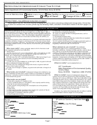 Form UST-8 Download Fillable PDF or Fill Online Notification for ...