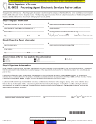 Form IL-8655 Download Fillable PDF or Fill Online Reporting Agent ...