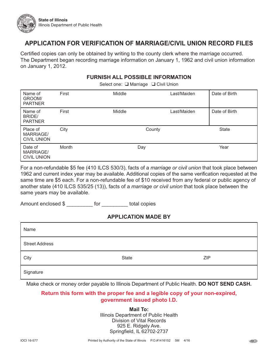 Form IOCI16-577 - Fill Out, Sign Online and Download Printable PDF ...