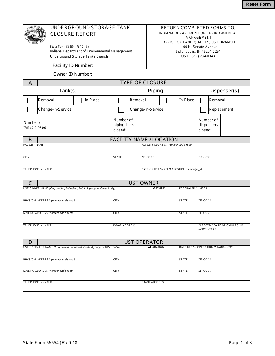 State Form 56554 - Fill Out, Sign Online and Download Fillable PDF ...
