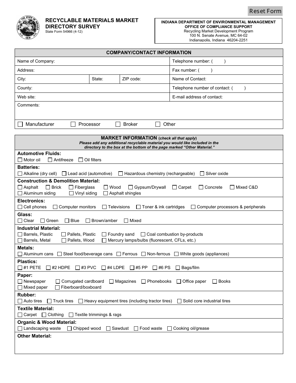 State Form 54966 - Fill Out, Sign Online and Download Fillable PDF ...