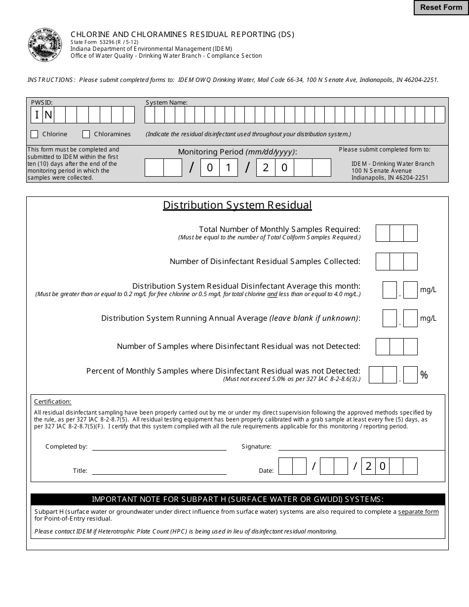 State Form 53296 - Fill Out, Sign Online and Download Fillable PDF ...